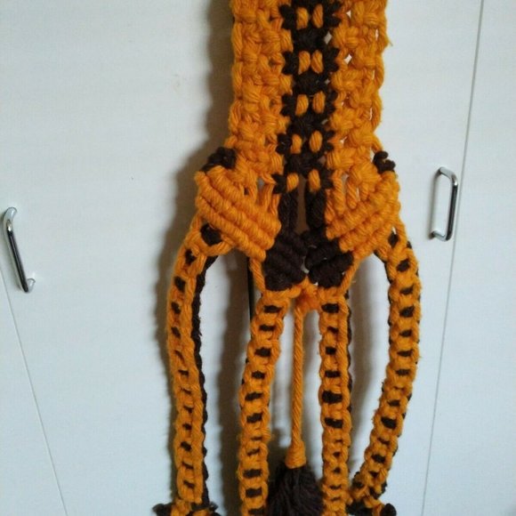 Hand Crafted | Wall Decor | Macrame Giraffe Boho African Safari Rope ...